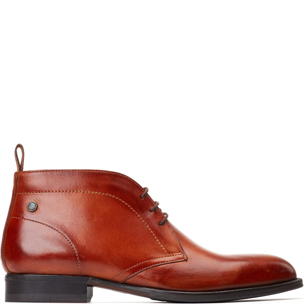 Men's Tan Leather Wallis Chukka Boots | Base London