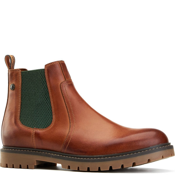 Men's Tan Leather Zinc Chelsea Boots | Base London